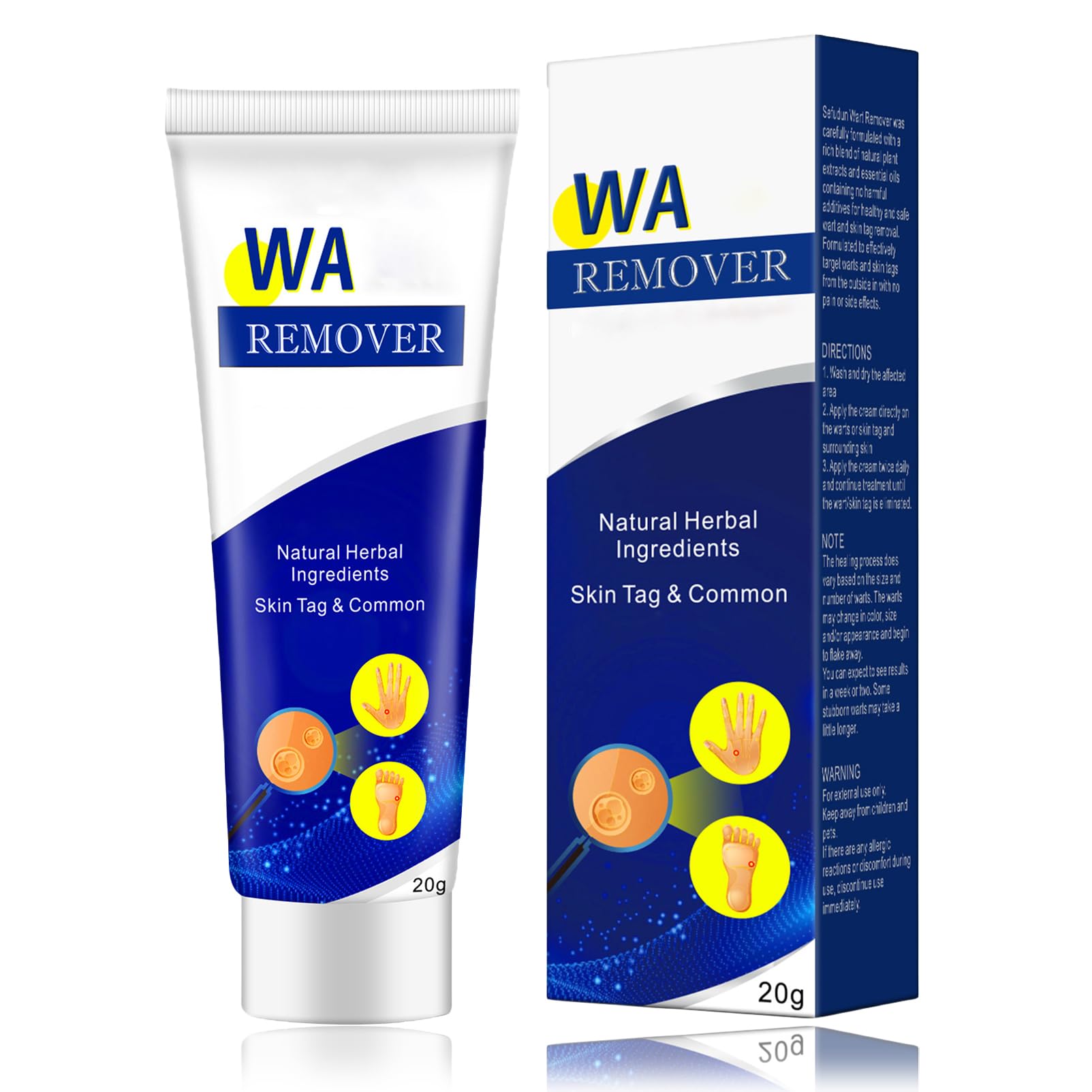 Skin Tag Removal Cream - Wipe Off Skin Tags for Face, Hands Body & Face ...