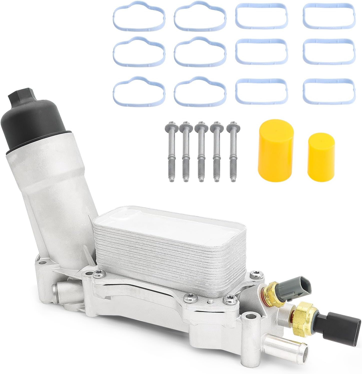 Amazon.com: 926-876 Aluminum Engine Oil Cooler Oil Filter Housing ...