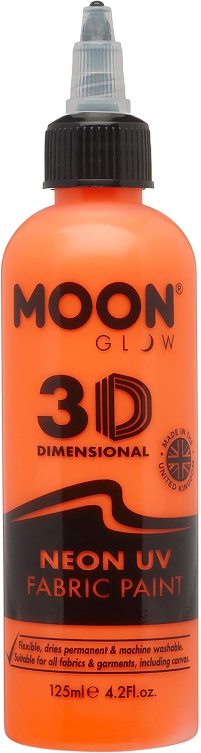 Amazon.com: Moon Glow Neon UV Intense Fabric Paint 125ml : Arts, Crafts ...