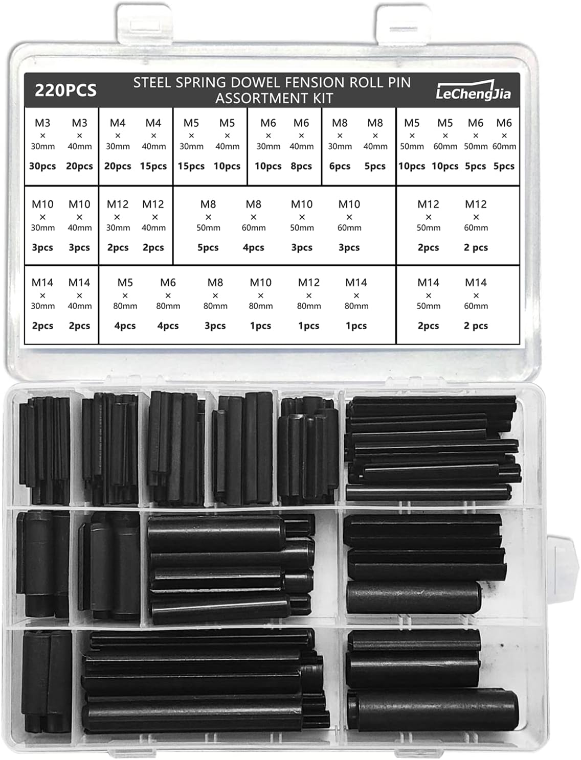 Draper 63943 120-Piece Roll Pin Assortment : Amazon.co.uk: DIY & Tools