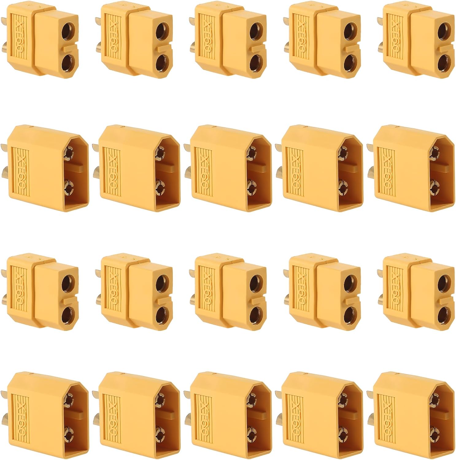 Amazon.com: AEDIKO 10 Pairs XT60 Connector XT60 Male Female Bullet ...