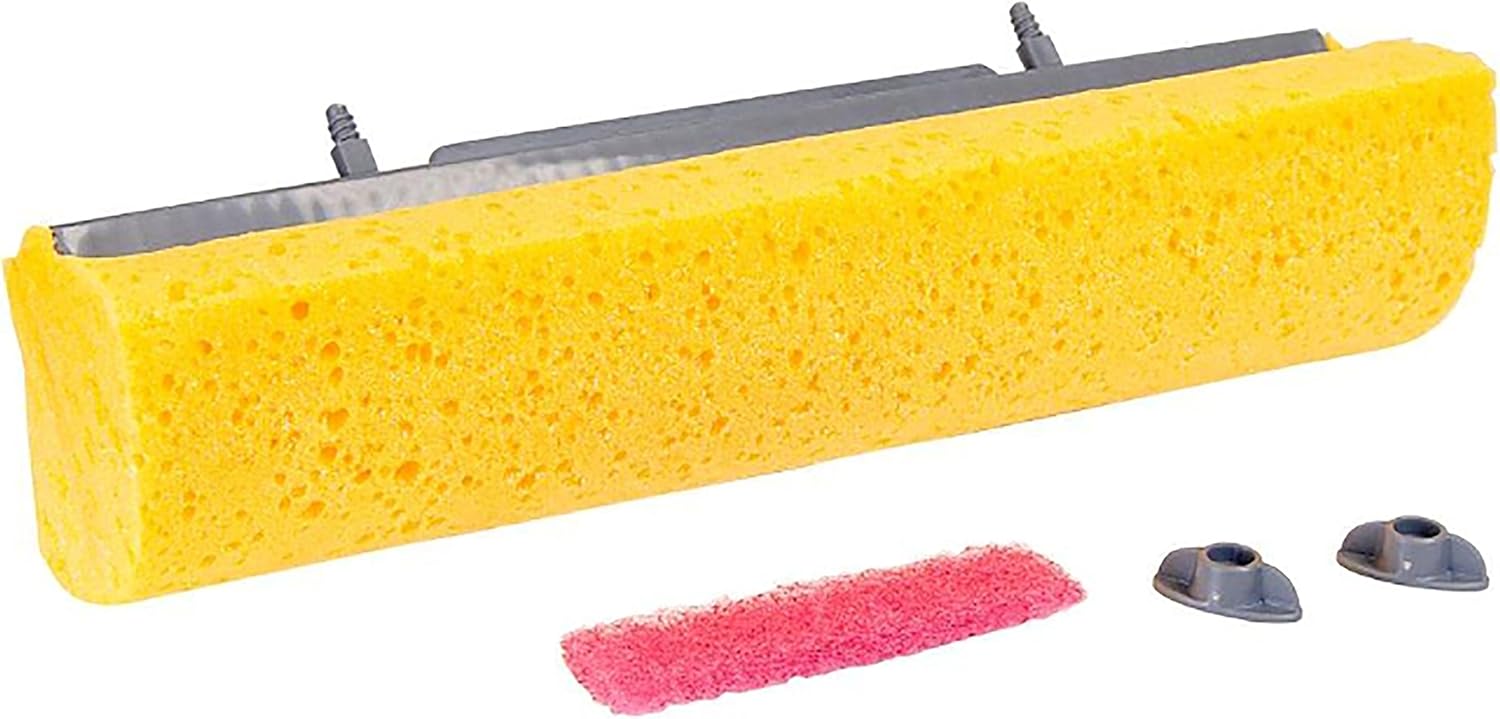 Amazon.com: Quickie Clean Results Roller Jumbo Sponge Mop Refill ...