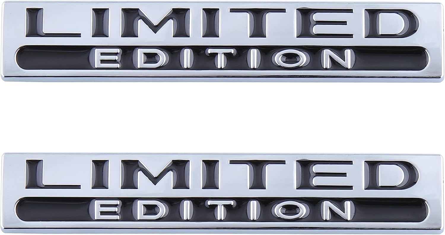Amazon.com: 2X Limited Edition Emblem Decal Racing Sport Badge 3D Metal ...