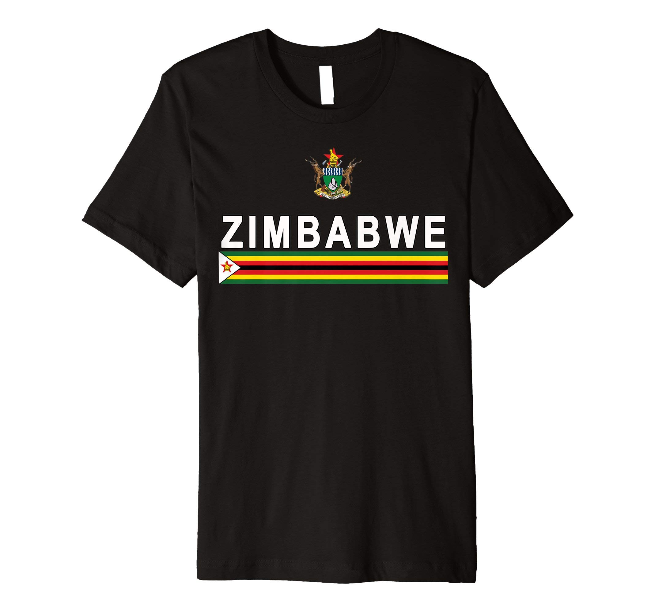 African Heritage Designsthe Zimbabwe T Shirt Harare National Sport Tee ...