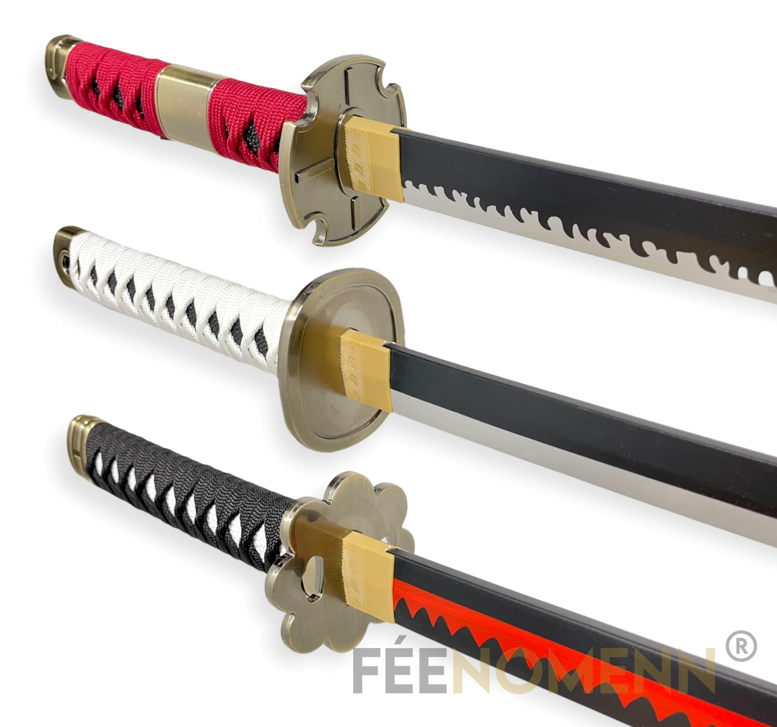 One Piece Roronoa Zoro 3 Katanas Wado Ichimonji Shusui
