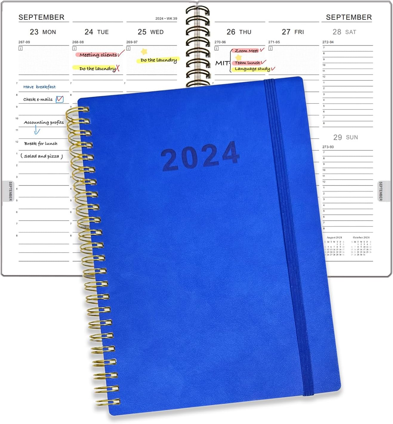 Amazon.com : 2024 Planner, 2024 Planner Spiral Bound, 2024 Monthly ...