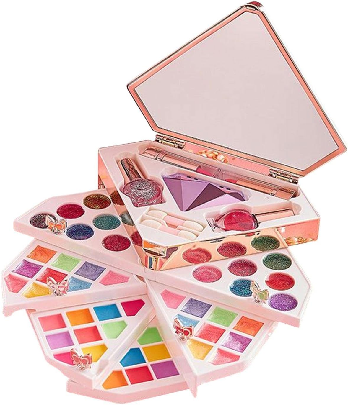 Kız Çocuk Makyaj Seti - Yıkanabilir Princess Play Işıklı Makyaj Seti ...