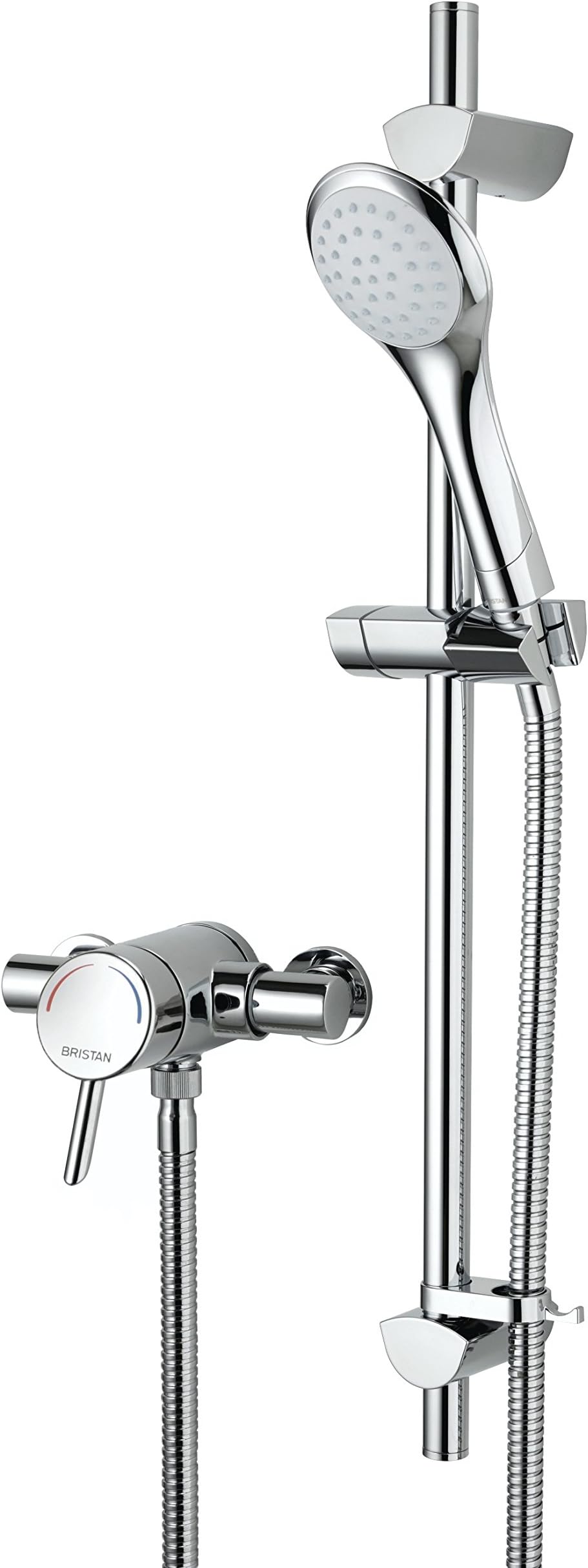 Bristan ZI SHXSMCT C Zing Cool Touch Thermostatic Bar Shower with ...