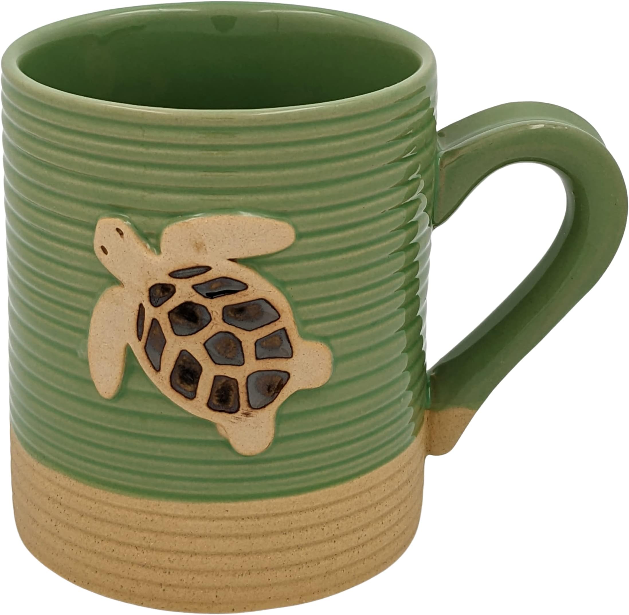 Amazon.com | Cape Shore 16 Ounce Stoneware Partial Glaze Pottery Mug ...