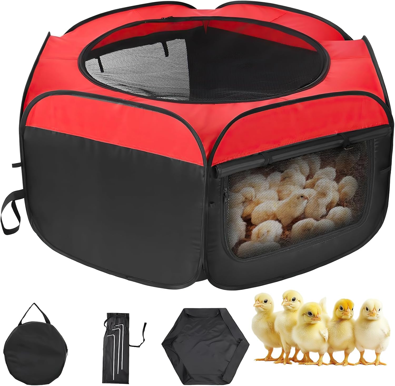 Amazon.com: Brooder Box for Chicks: Double Door Chick Brooder Box ...