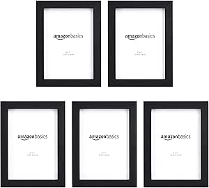 Amazon Basics Rectangular Photo Picture Frame, 12.7 CM x 17.78 CM, Pack ...