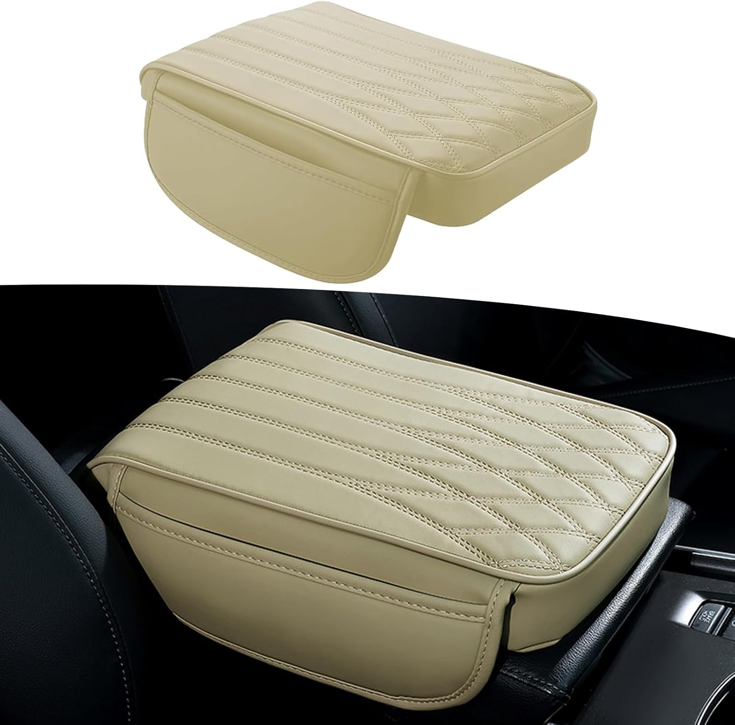 Amazon.com: ijuicy 1 PC Car Center Console Cover, Anti-Scratch Arm Rest ...