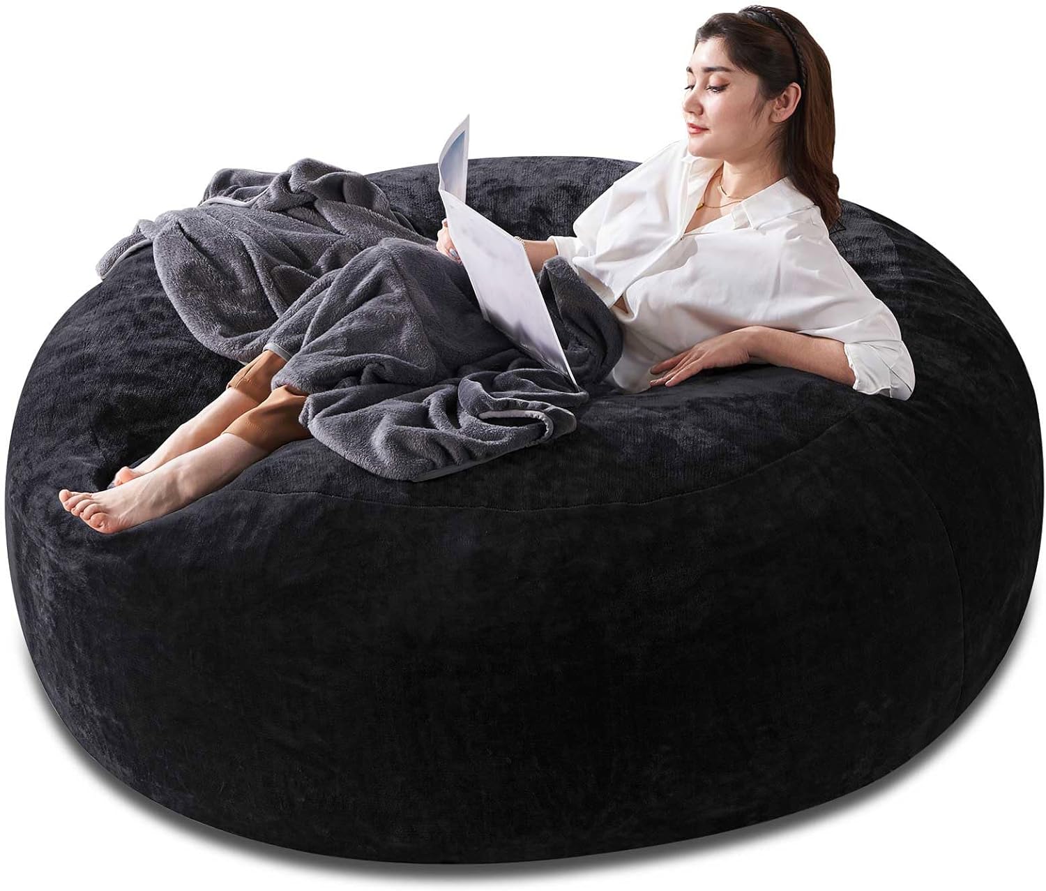 Amazon.com: Extra Large Bean Bag Chairs for Adults，5FT,Bean Bags with ...