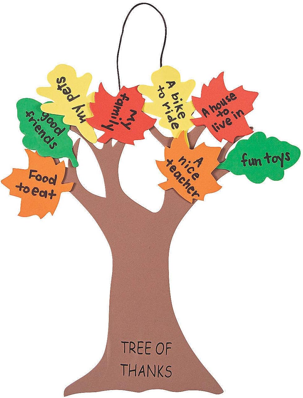 Amazon.com: Fun Express Tree of Thanks Craft Kit - Makes 12 ...