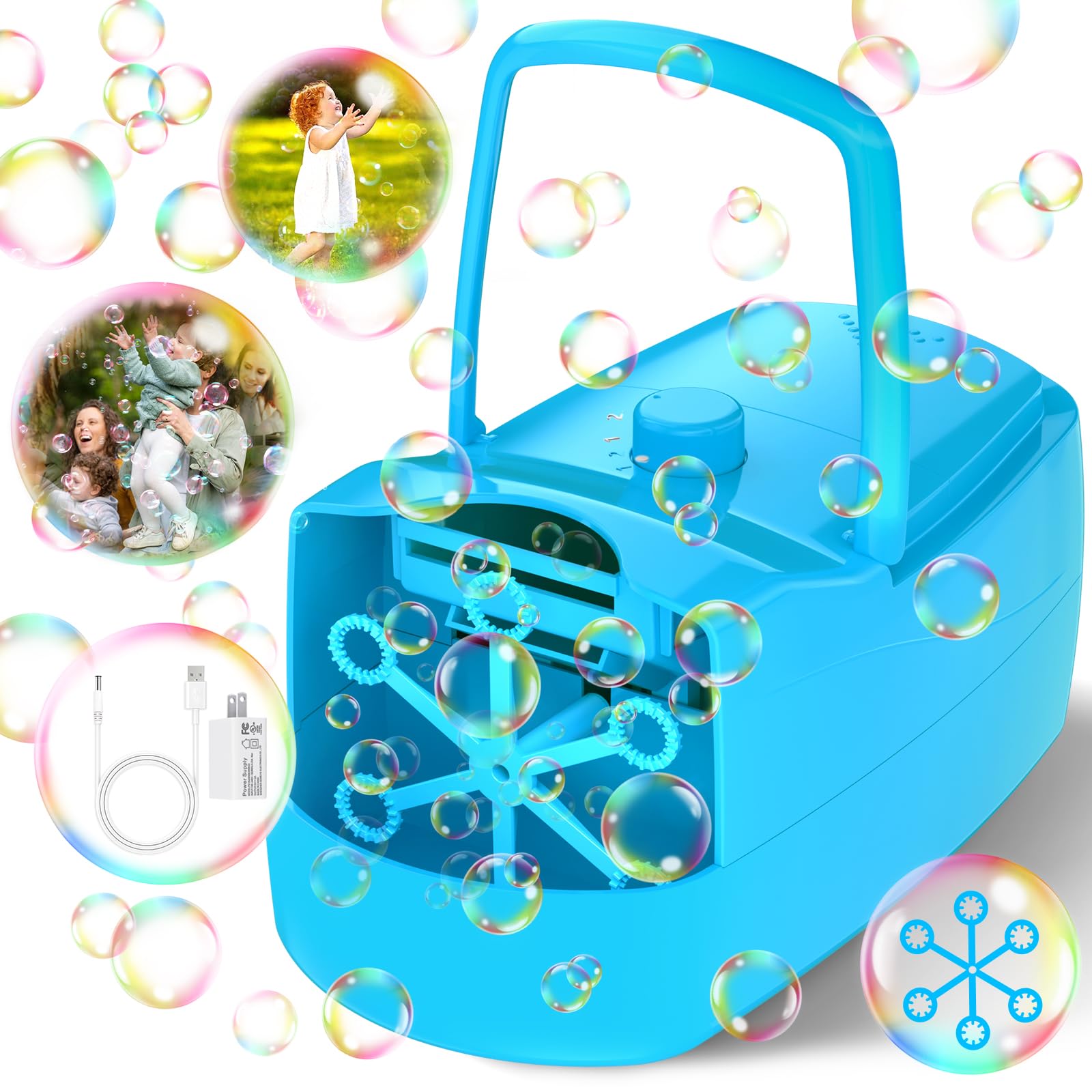 Amazon.com: Bubble Machine,18000+ Big Bubbles/Min Automatic Bubble ...