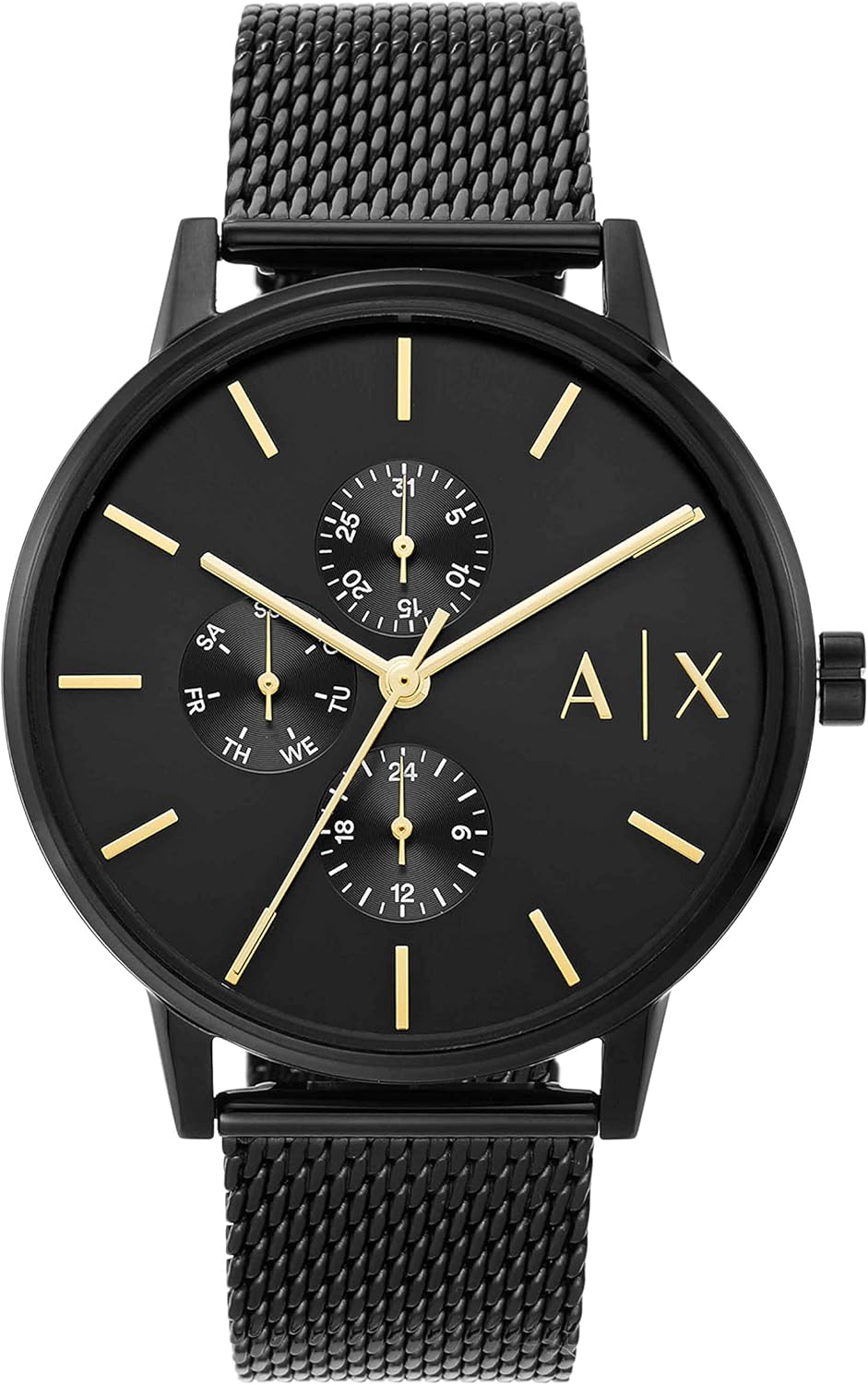 Amazon.com: A｜X ARMANI EXCHANGE Men's Stainless Steel Mesh Watch, Color ...