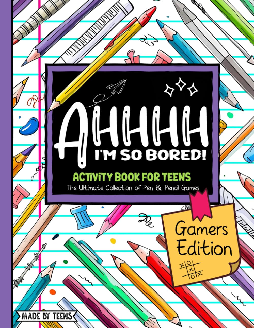 Amazon.com: AHHHH I'm So Bored! Gamers Edition Activity Book For Teens ...