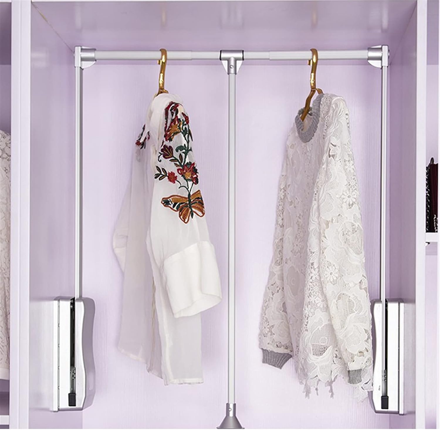 Amazon.com: LYLFF Wardrobe Lifting and Lowering Wardrobe Guide Rail ...
