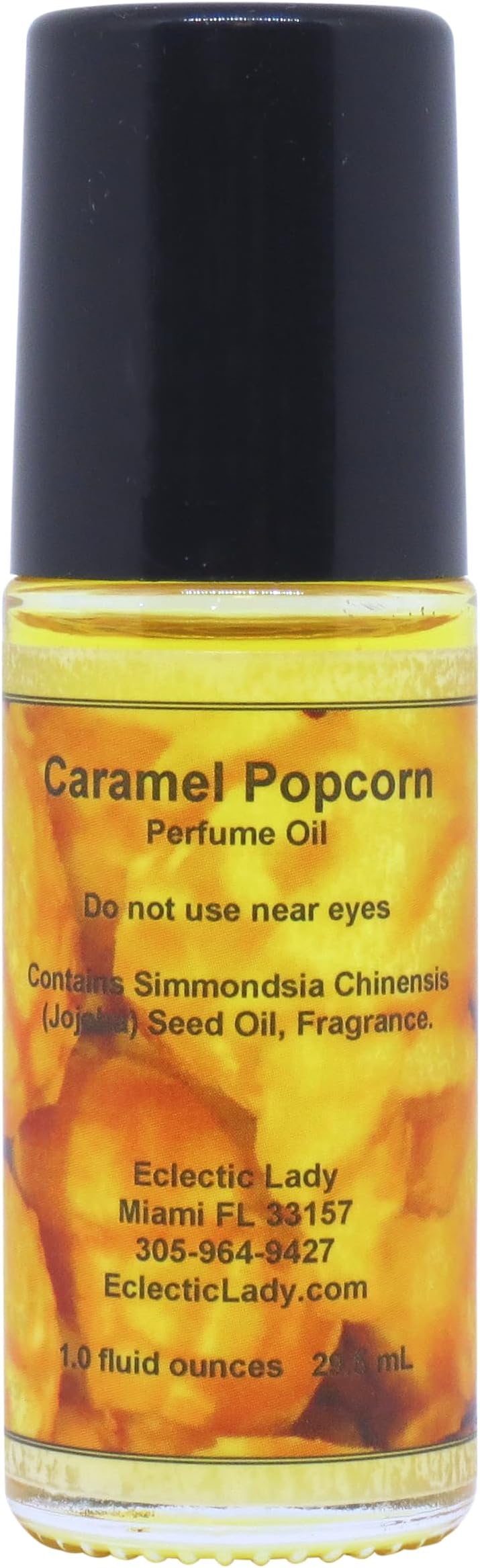 Amazon.com : Caramel Popcorn Perfume Oil, 1.0 Oz Portable Roll-On ...