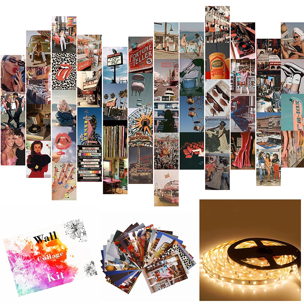 Buy Wall Collage Kit Aesthetic Pictures, Haus and Hues Photo Collage ...