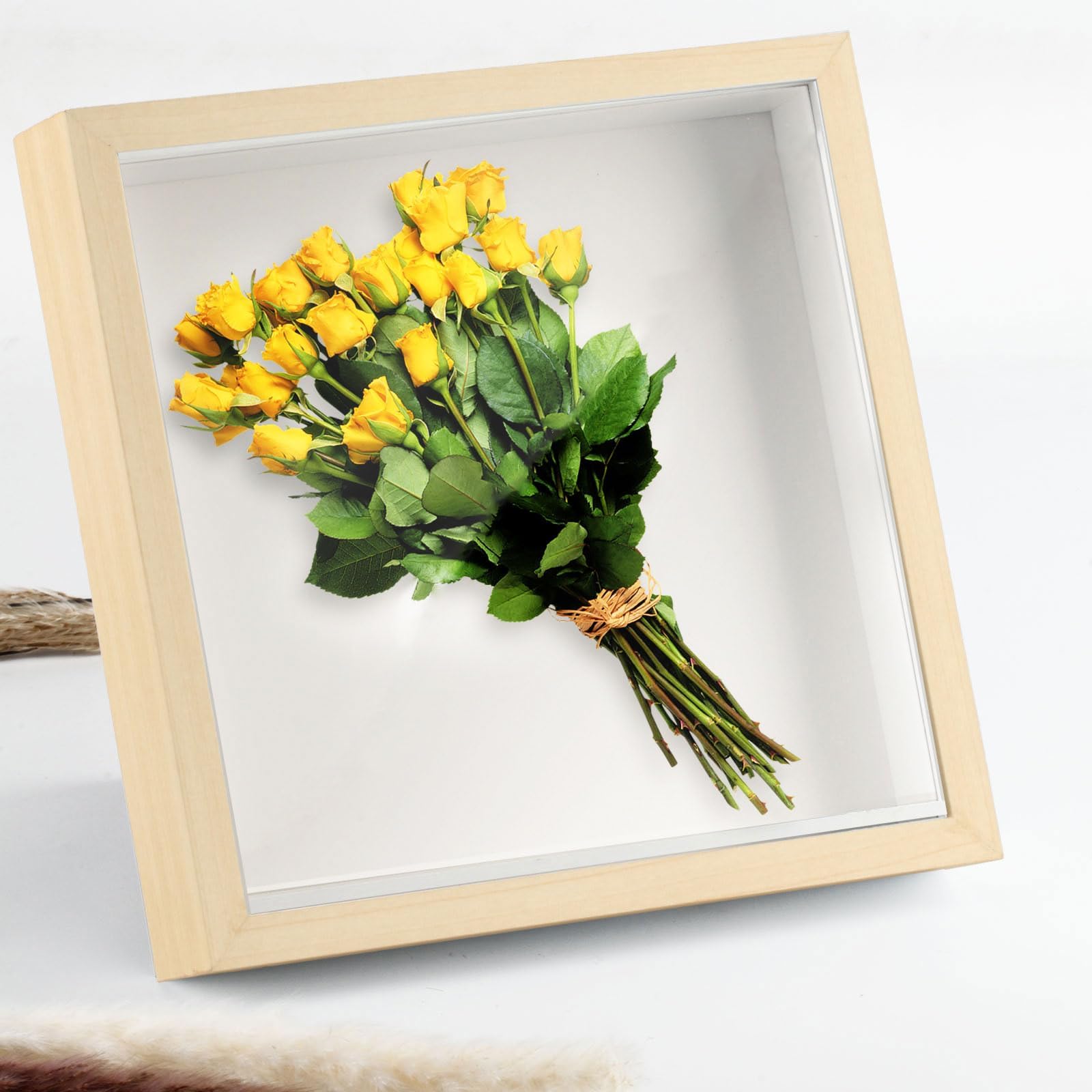 ZEONHEI 2 Pack 8.5 x 8.5 Inch 3D Shadow Box Frame, Deep Picture Frames ...