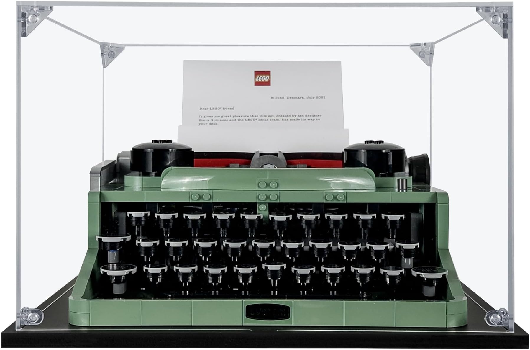 Amazon.com: PIPART Acrylic Display Case for Lego 21327 Ideas Typewriter ...