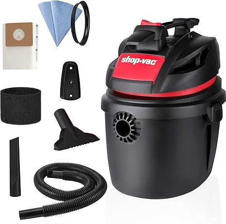 Amazon.com: Shop-Vac 2.5 Gallon 2.5 Peak HP Wet/Dry Vacuum, Portable ...