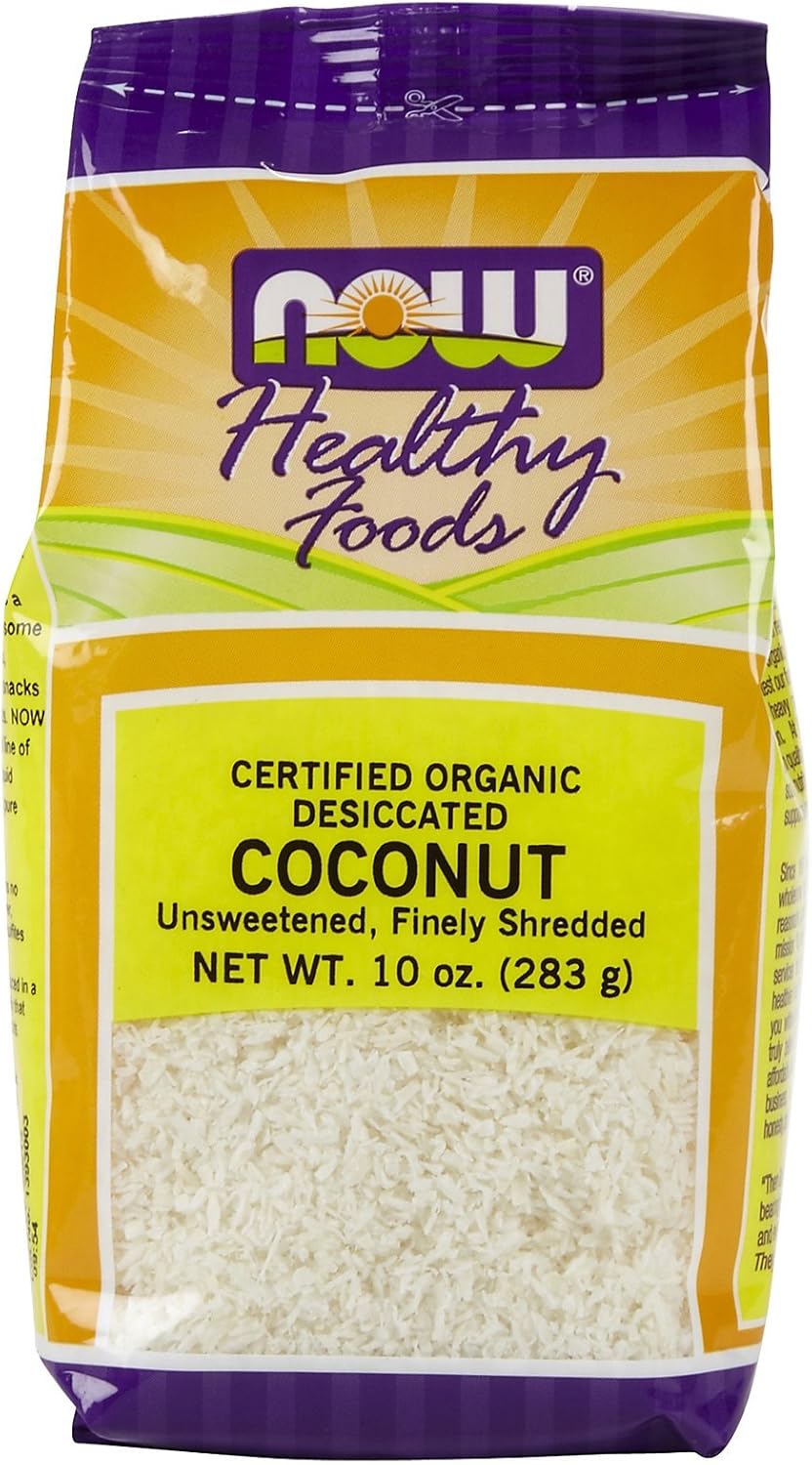 Amazon.com: Now Foods Organic Coconut Shredded Unswtnd 10 oz 2 Pack ...