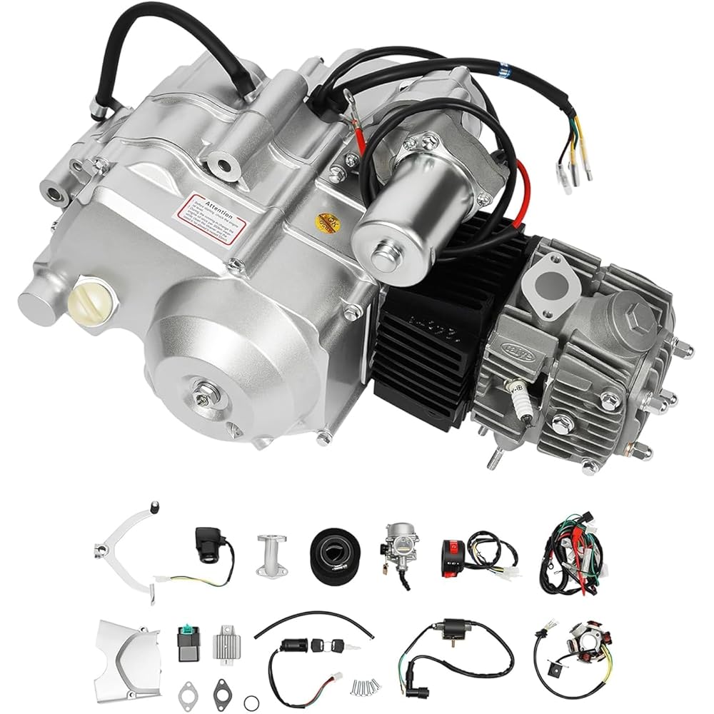 $47/mo - Finance 125cc Engine Motor, 4 Stroke Semi-Auto ATV Engine ...