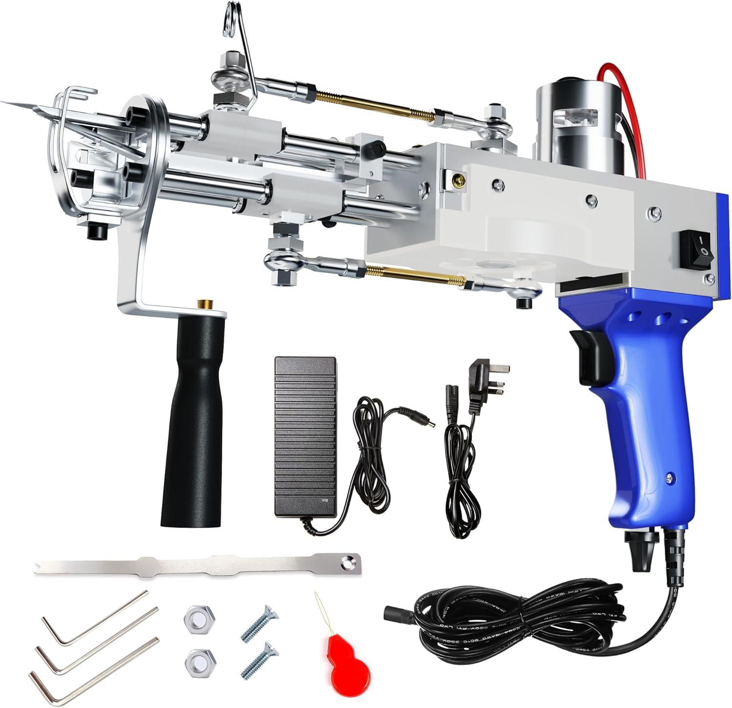 Tufting Gun, Cut Pile and Loop Pile 2 in 1 Tufting Machine, Speed ...