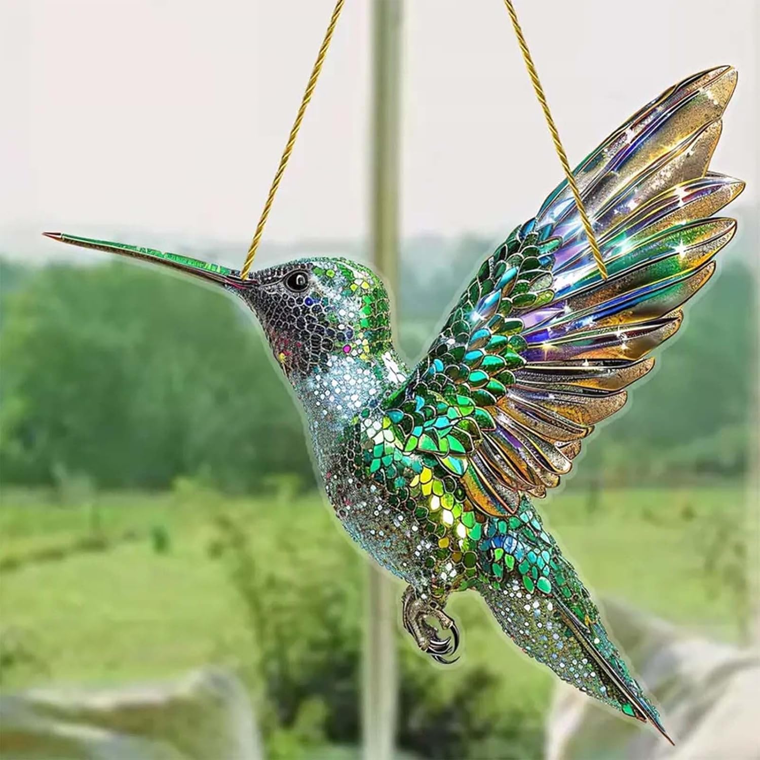 Amazon.com : Yifare Spirit Birds, Hummingbird Suncatchers for Windows ...