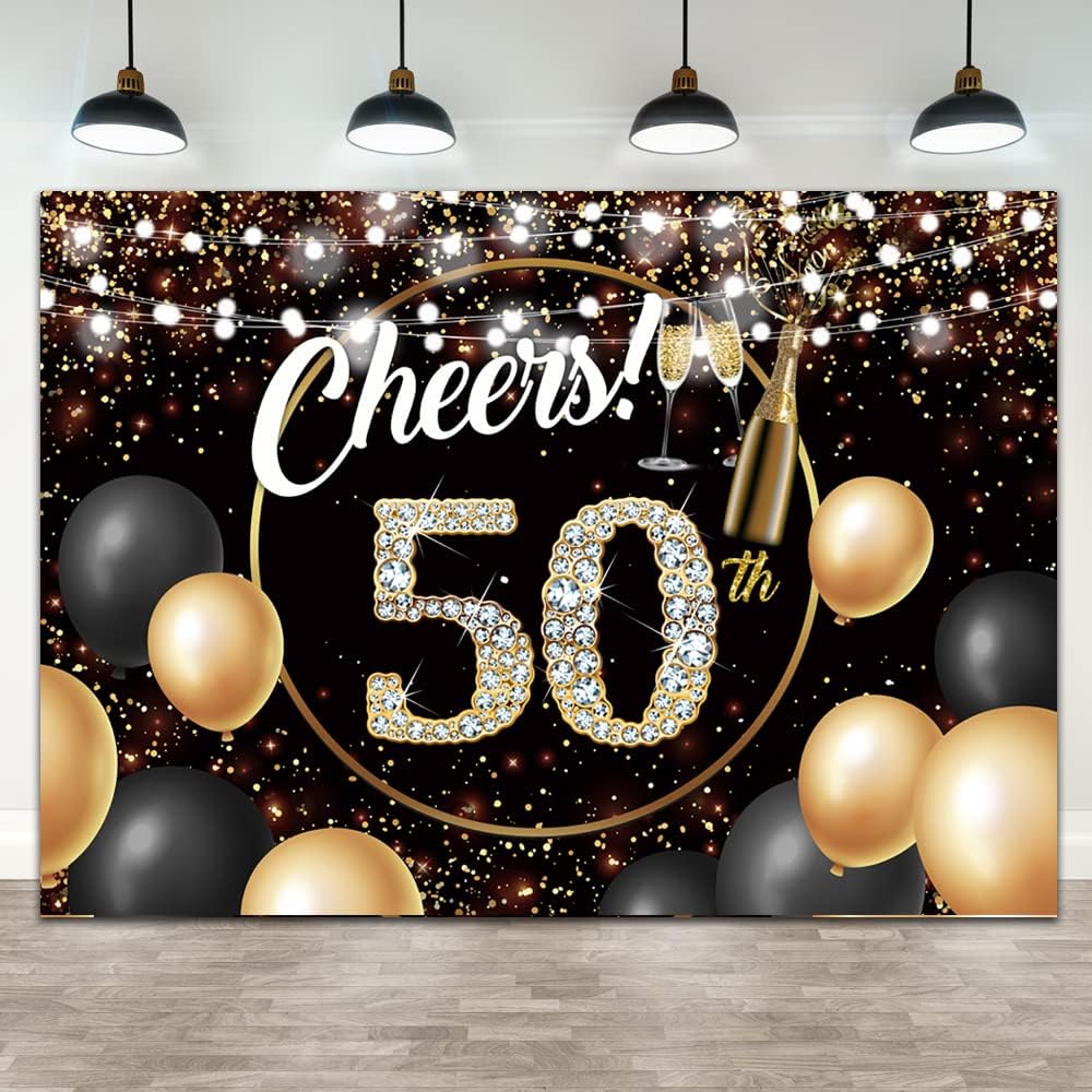 Ticuenicoa 50th Birthday Party Backdrop for Men - Philippines | Ubuy