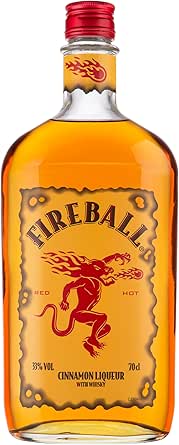 Fireball Cinnamon Whisky Liqueur, 70cl : Amazon.co.uk: Grocery