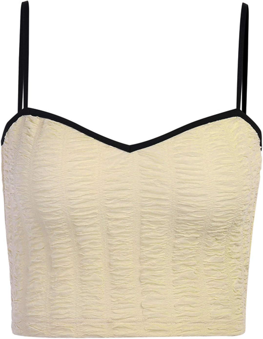 HOSD Summer Elastic fold Texture Sling Apricot at Amazon Women’s ...