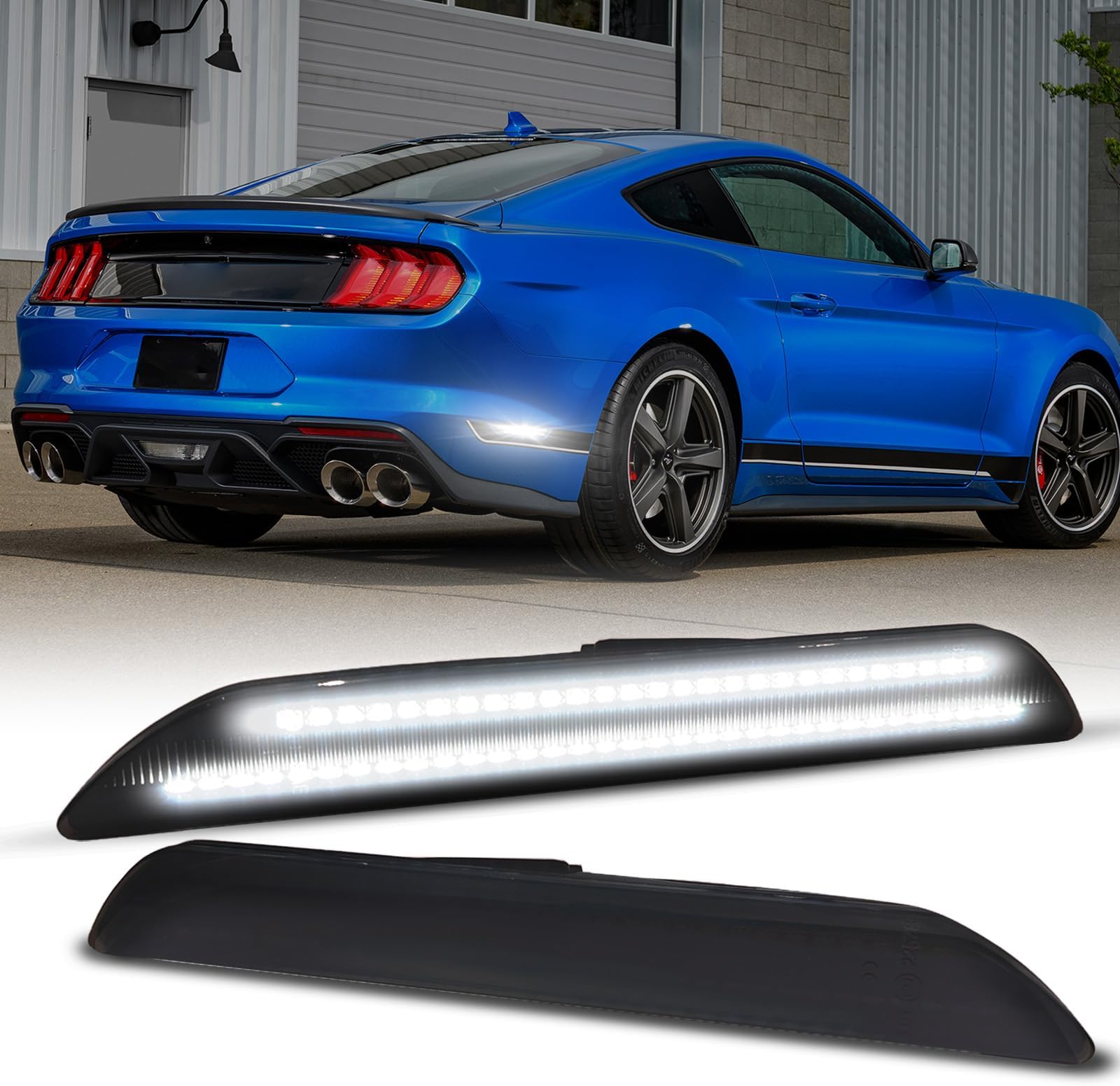 Amazon.com: AUTOONE LED Side Marker Lights Compatible With Ford Mustang ...