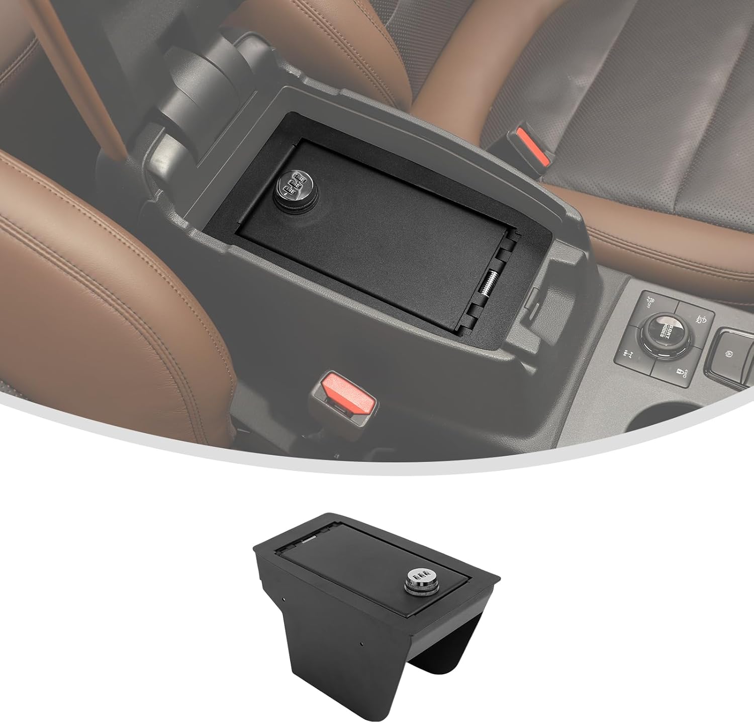 Amazon.com: Linskip Console Safe Storage for Ford Bronco Sport 2021 ...