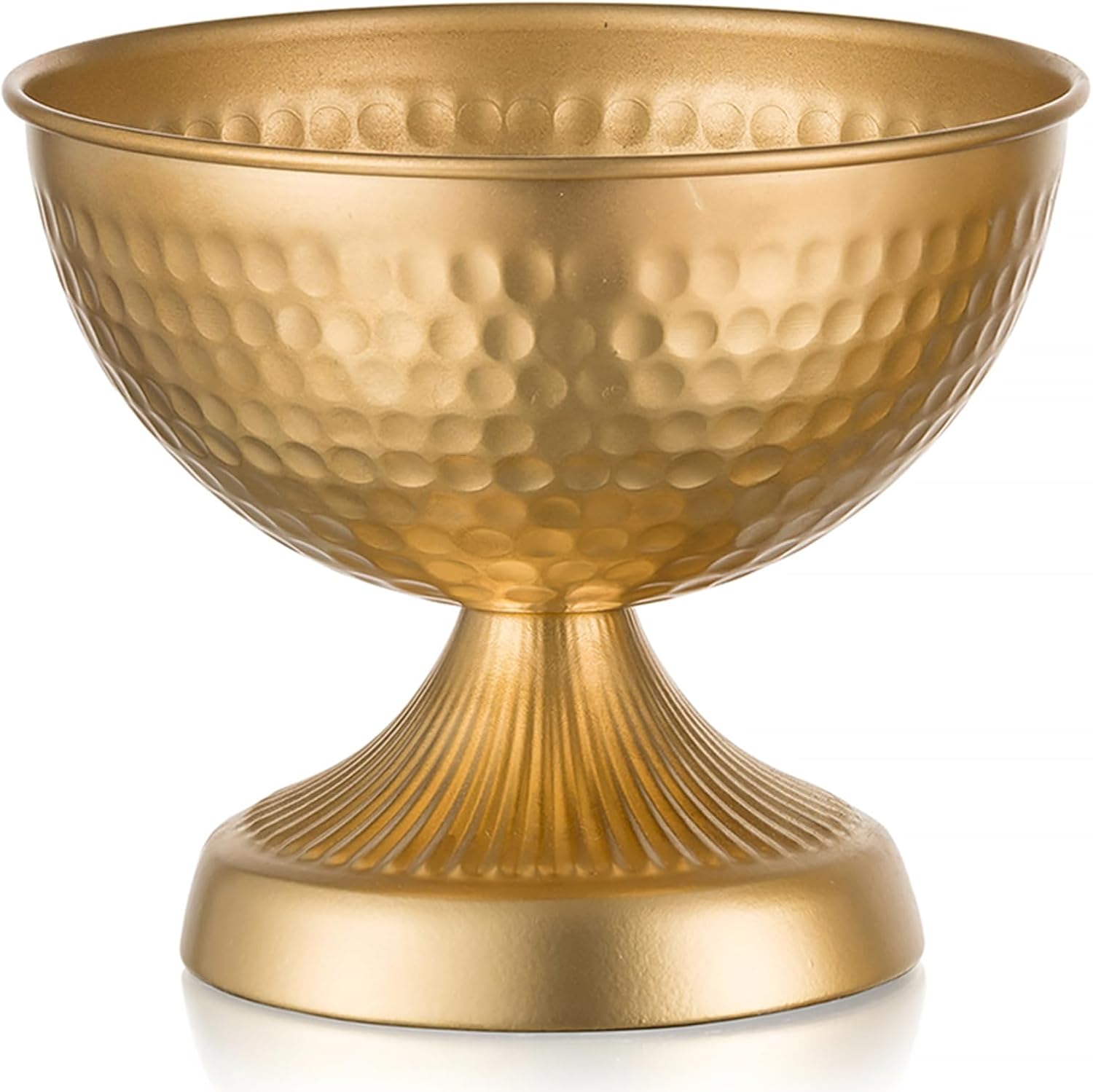 Amazon.com: Sziqiqi Gold Metal Urn Vase - 6in High Small Vintage Vases ...
