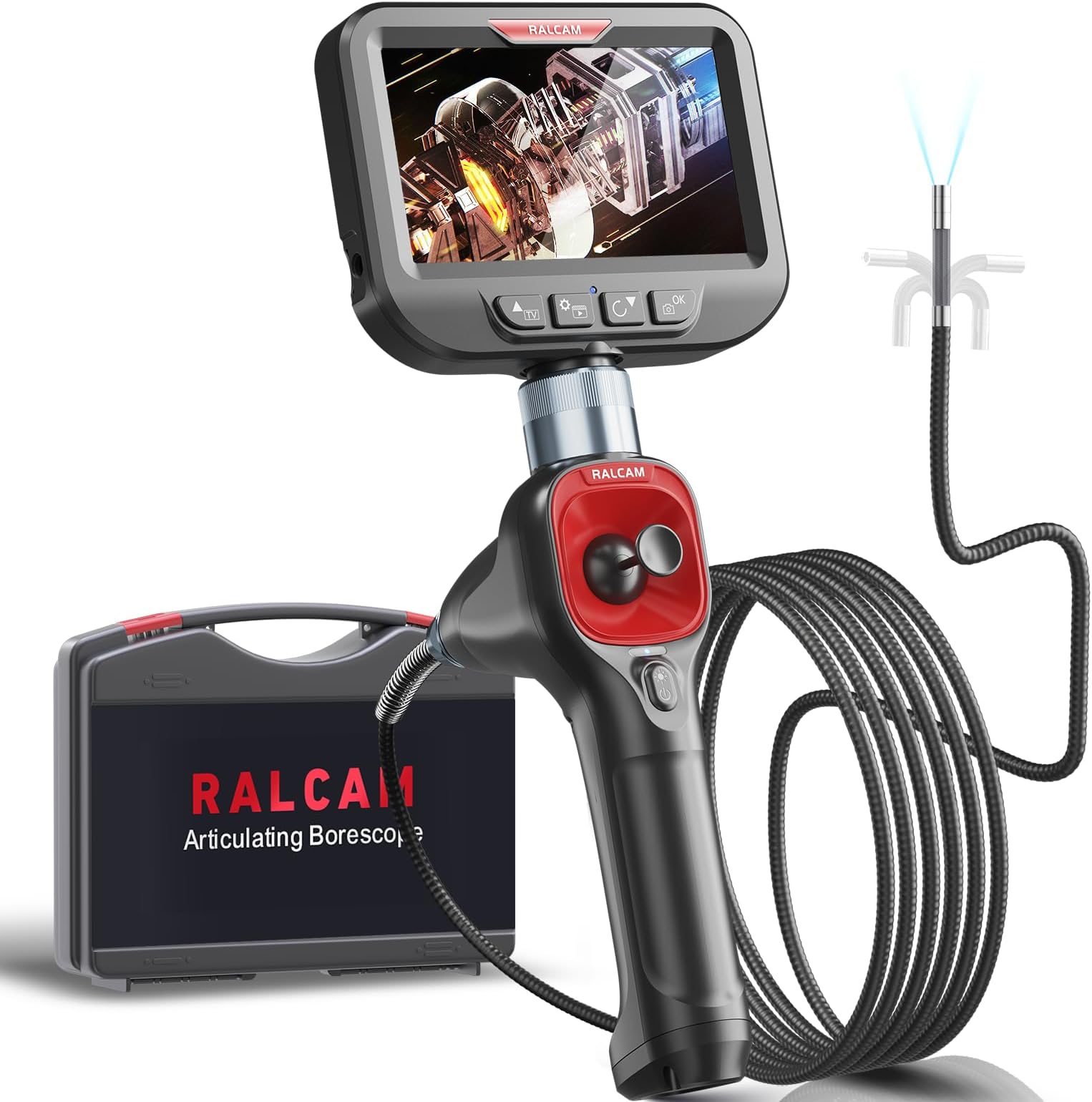 Ralcam Endoskopkamera 6,2mm Endoscope Camera - 360° Endoskop ...