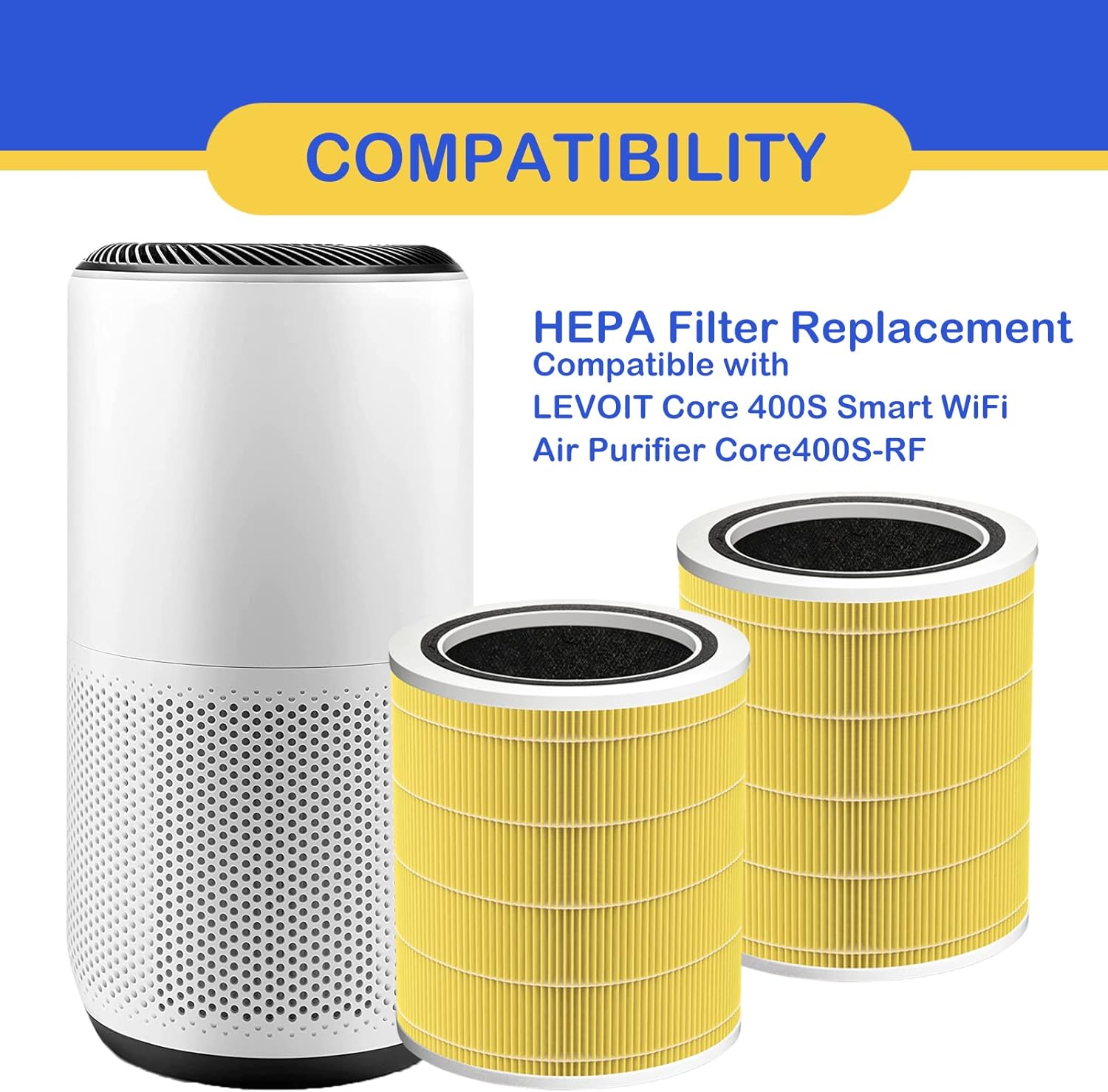 Core 400s-RF-PA – Filtro de alergia para mascotas compatible con LEVOIT ...