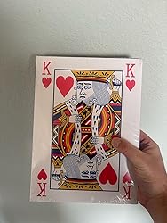 Amazon.com: Prextex Jumbo Playing Cards Full Deck Huge Poker Index ...
