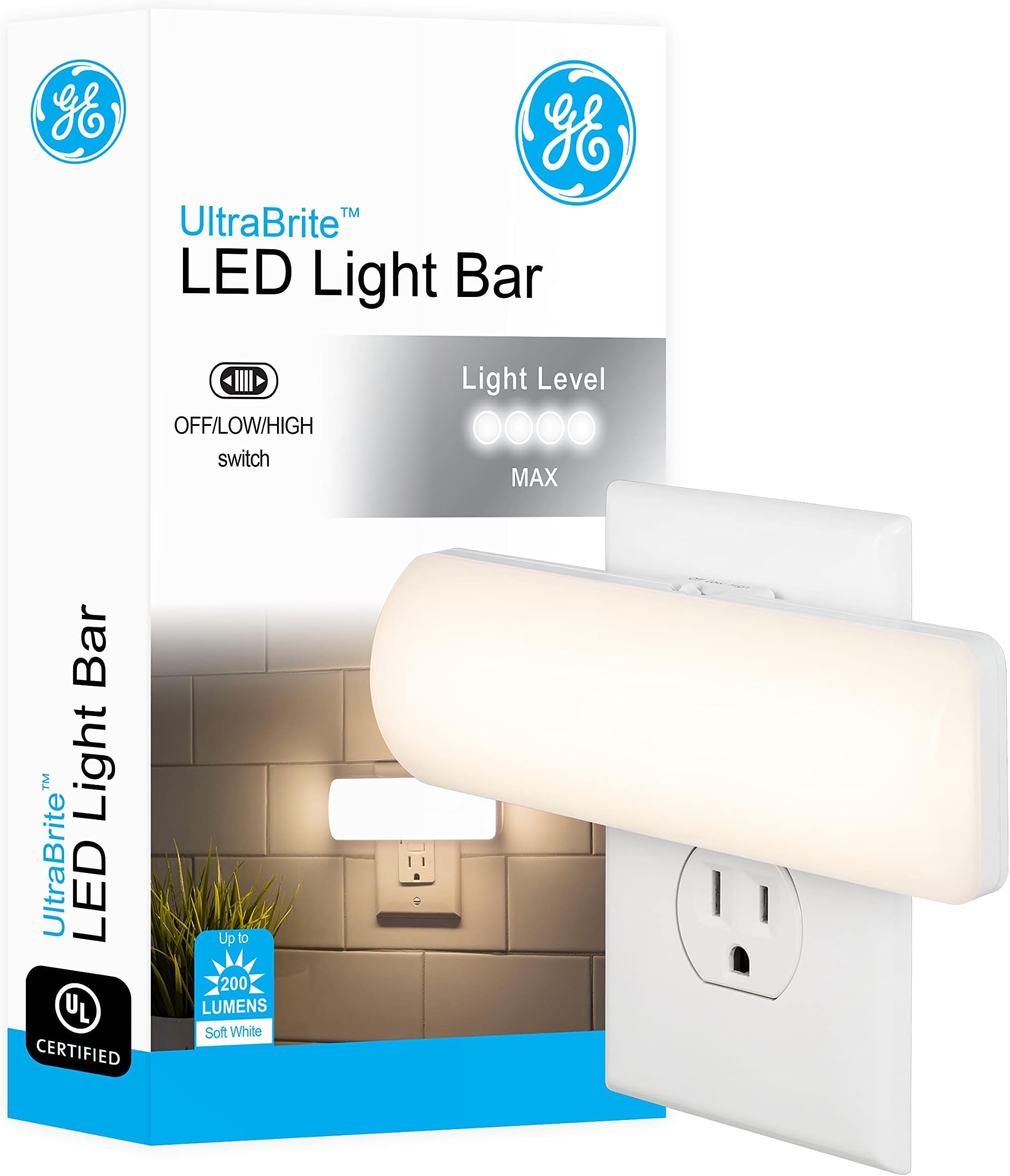 Energizer LED Automatic Night Lights, Plug-in, Soft White, Light ...