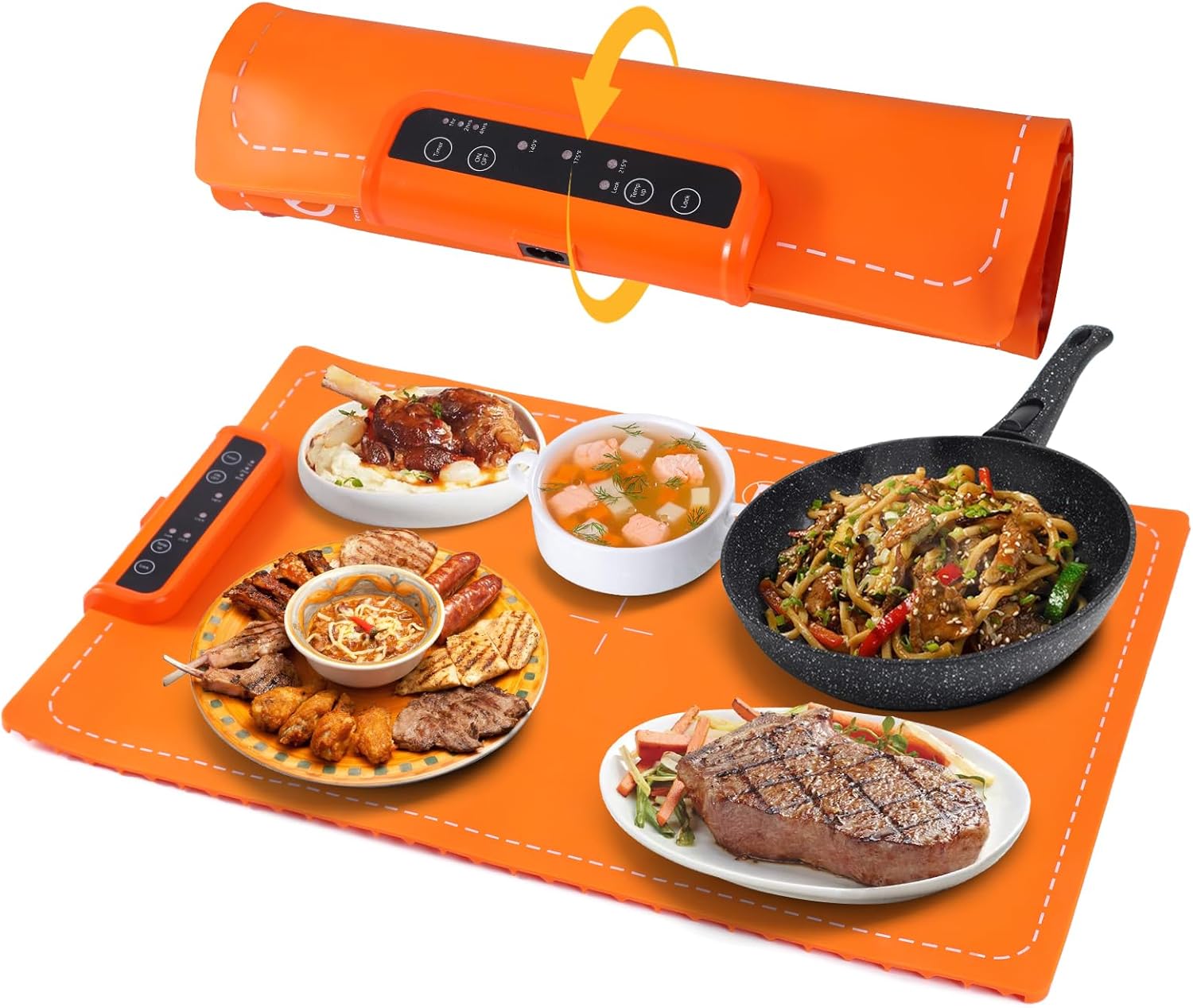 Amazon.com: Food Warming Mat - Easy to Store & Clean,LNNIW Electric ...