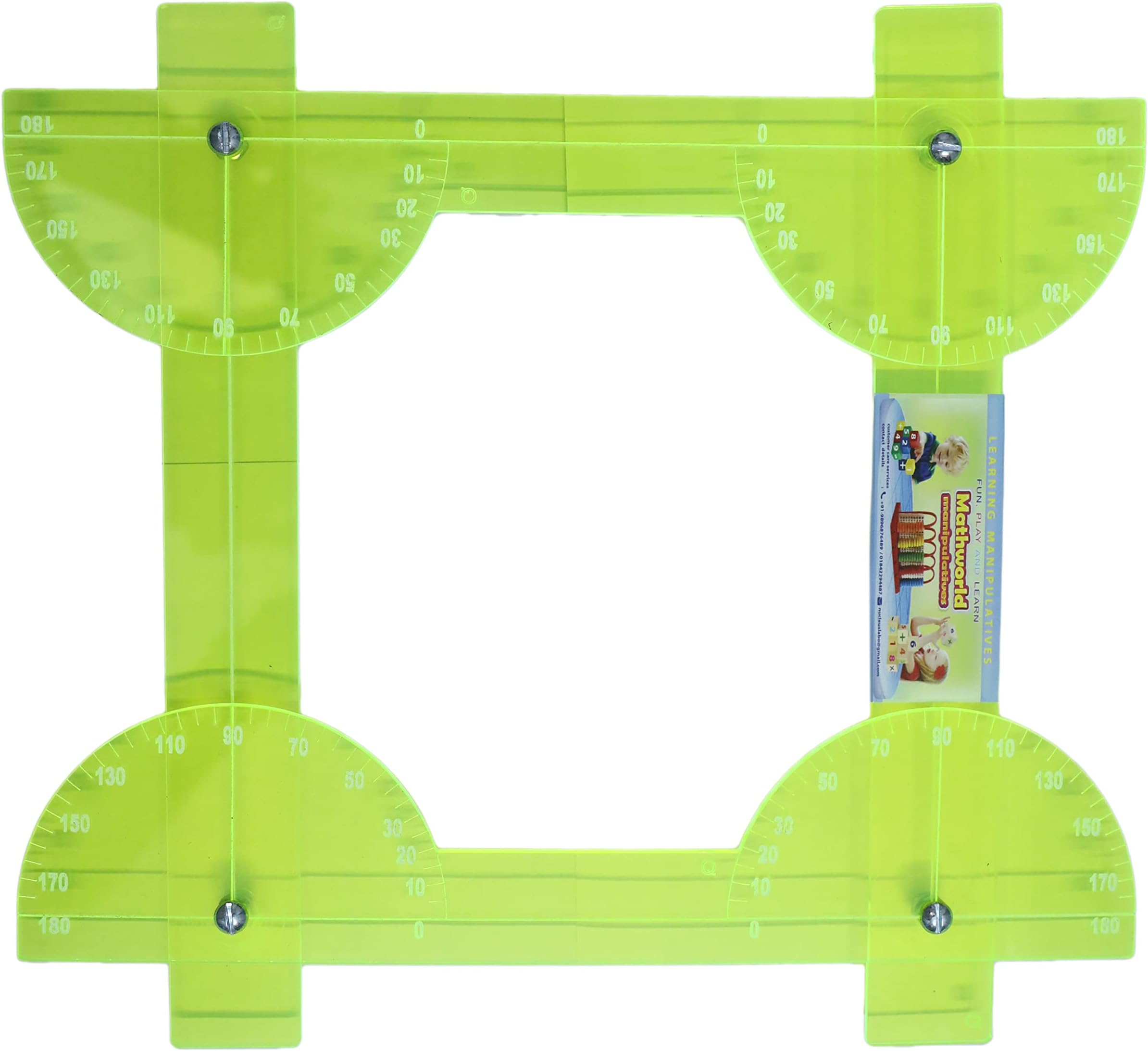 MATHWORLD Variable Quadrilateral Polygon Math Kit Working Model For Lab ...