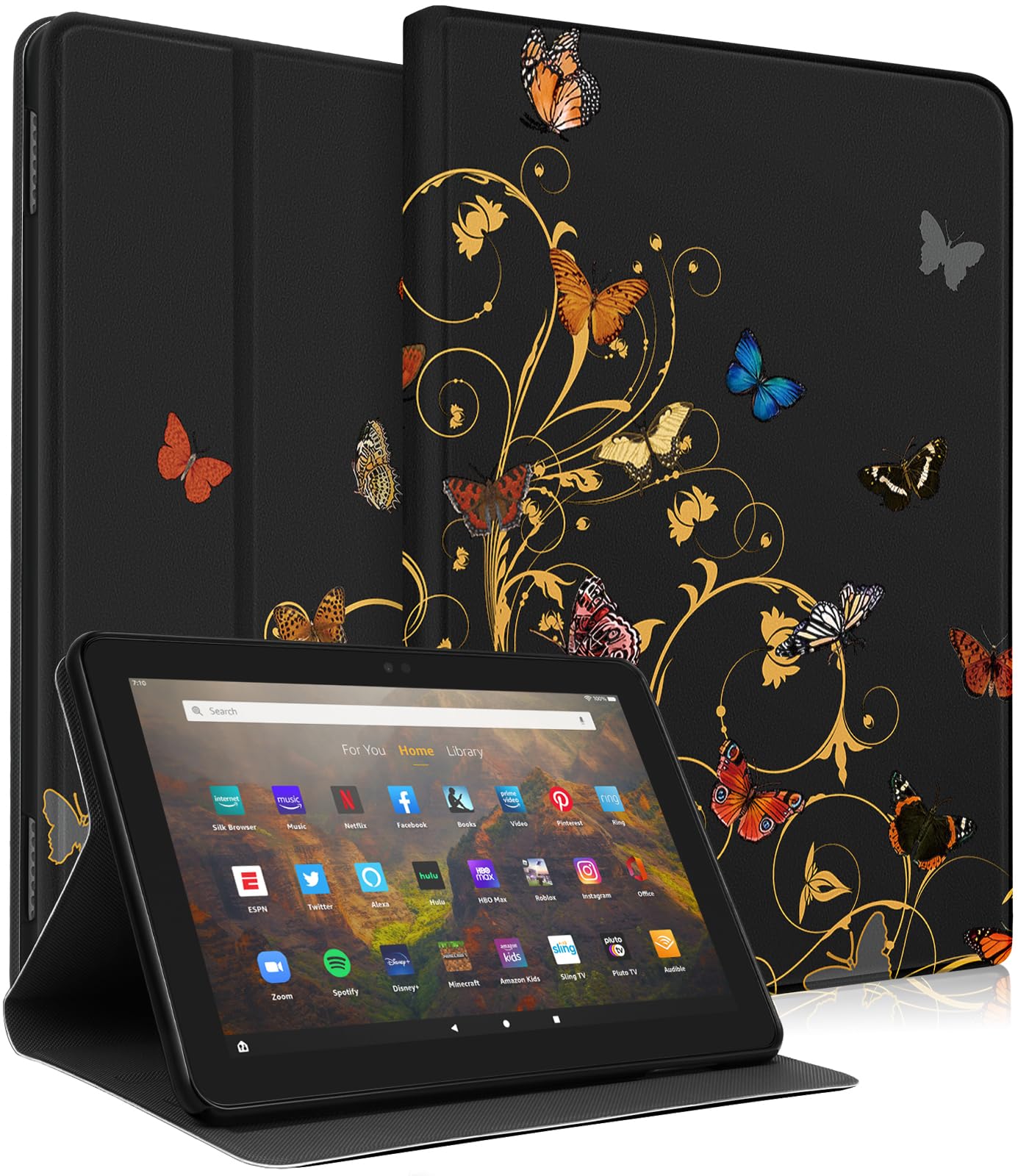 Amazon.com: Wazzasoft for Amazon Kindle Fire HD 8/8 Plus Tablet Case ...