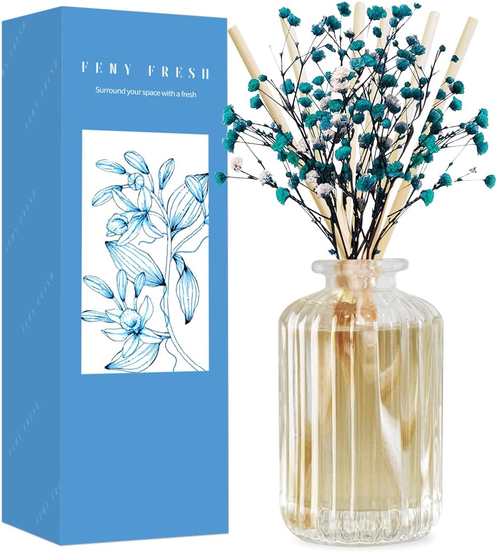 Amazon.com: SALKING Sandalwood & Vanilla Reed Diffusers Set, 7.4oz ...