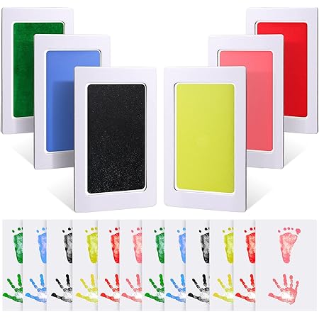 Amazon.com : Clean Touch Ink Pad Newborn Baby Handprint and Footprint ...