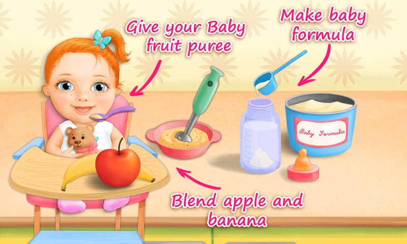 Sweet Baby Girl Newborn Baby Care - Mommy’s Little Helper - App on ...