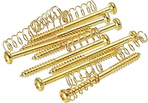 Amazon.com: PATIKIL Bass Guitar Pickguard Mounting Screws with Spring ...