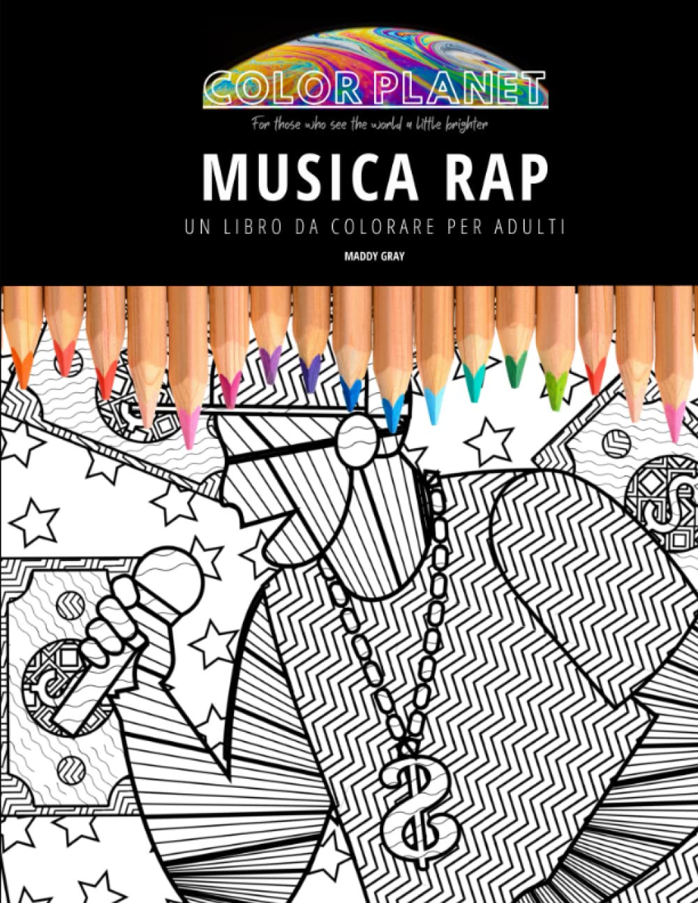 Musica Rap Un Libro Da Colorare Per Adulti Un Fantastico | Desertcart ...