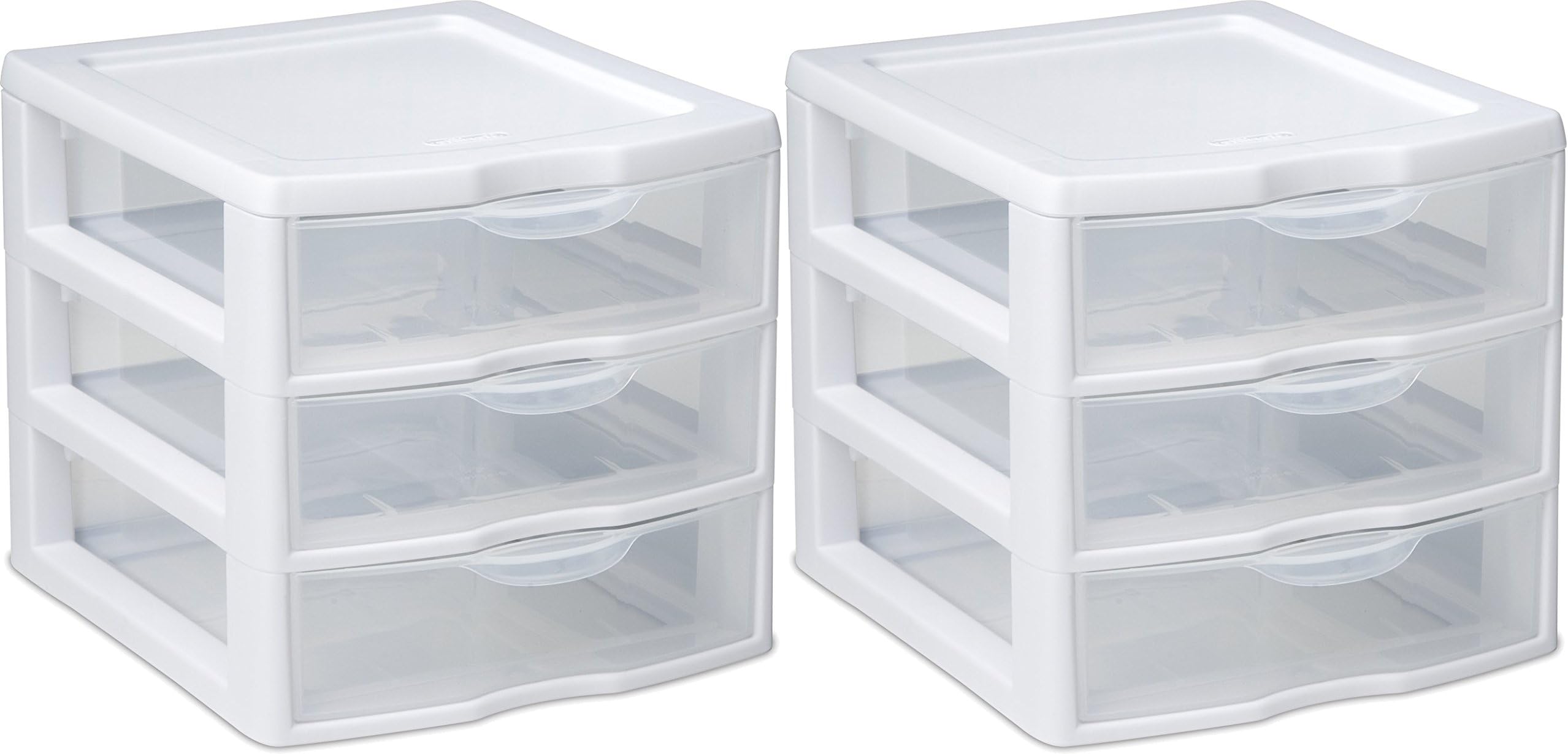 Amazon.com: Sterilite 17918004 Compact Portable 3 Storage Drawer ...